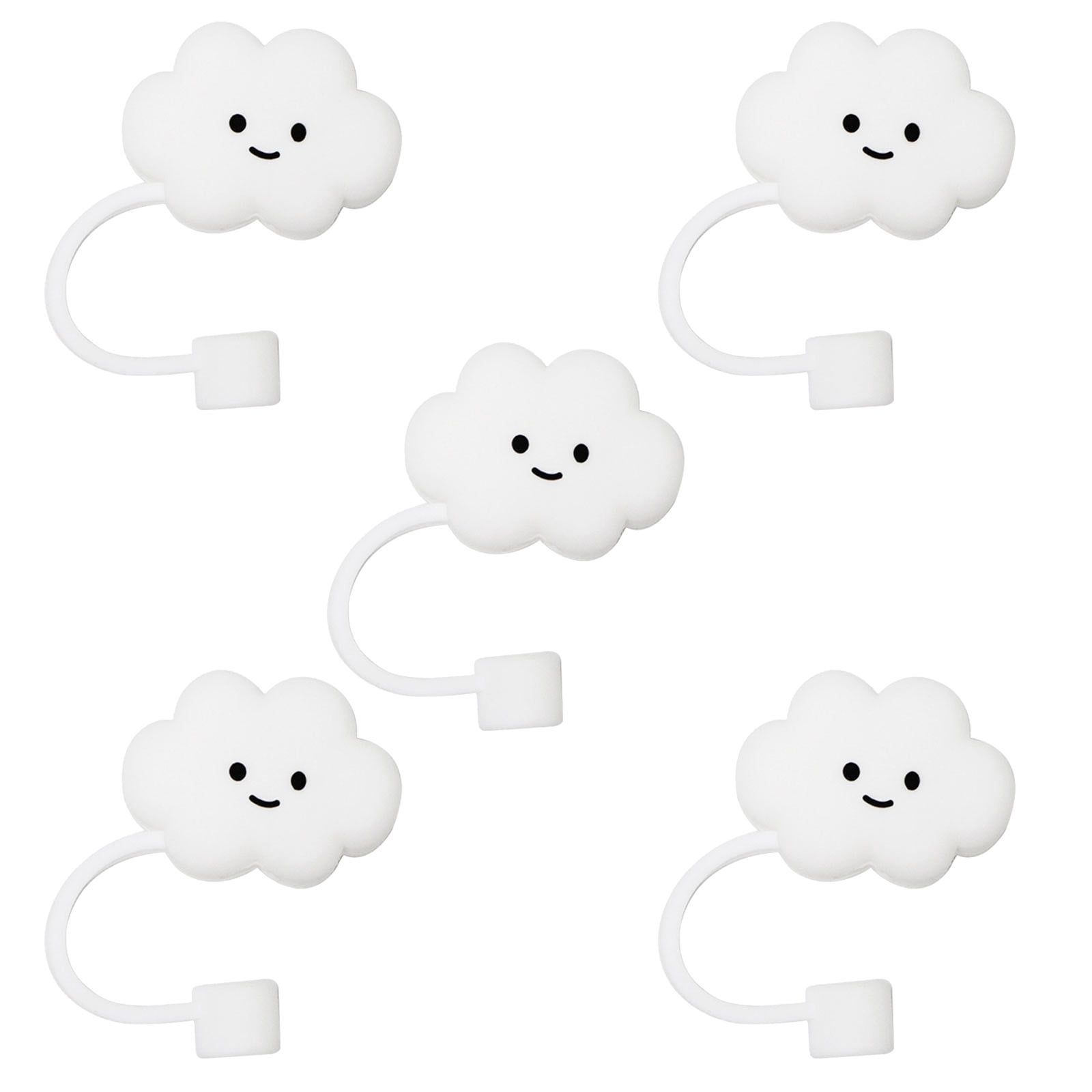 5Pcs Straw Covers Cloud Straw Cover Cloud Cloud Straw Toppe Traw Covers ...