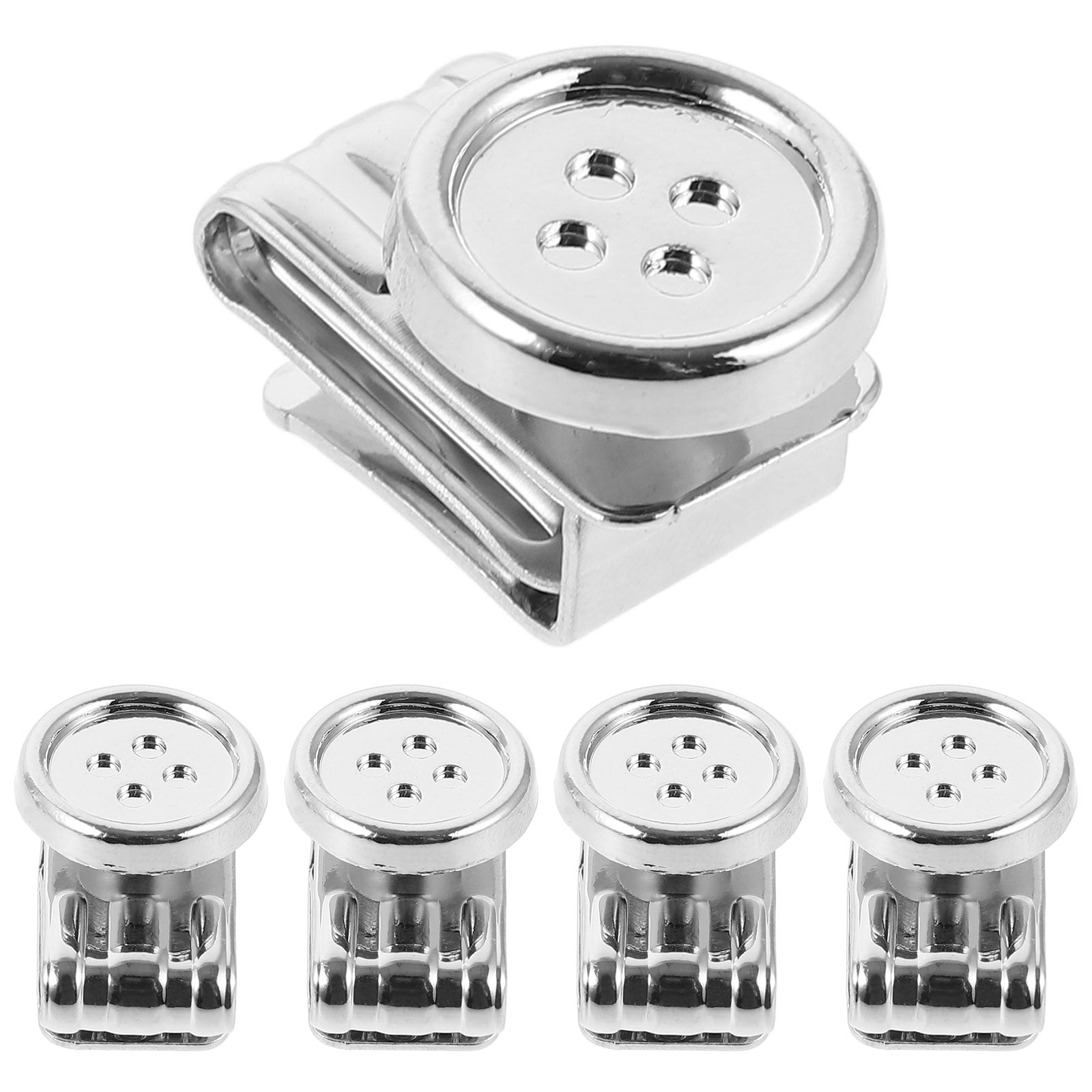 Pawsdot Metal Buttons Rectangular 5Pcs Minimalist Design Mens ...