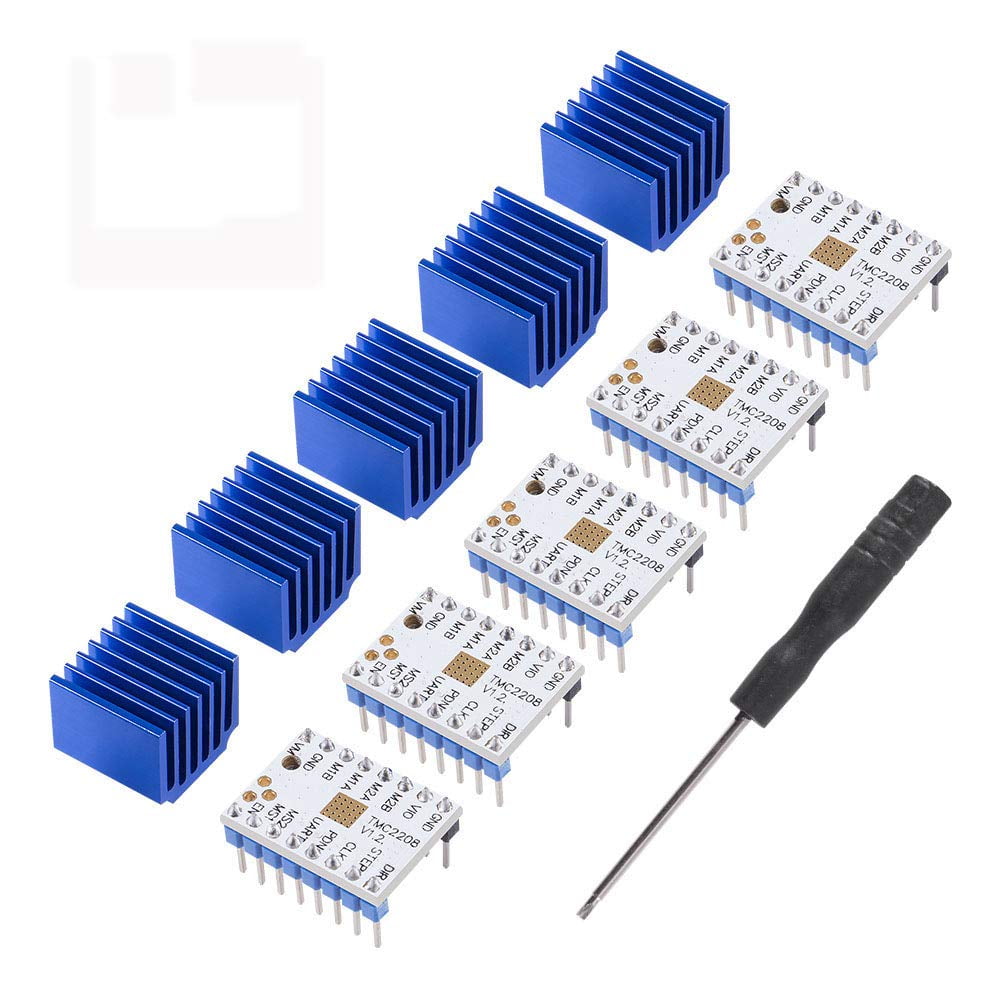 5pcs Tmc2208 3d Printer Stepper Motor Driver Dorhea Tmc2208 V1 2