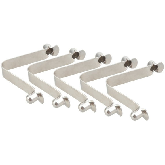 5Pcs Tent Poles Push Button Spring Clip Locking Tube Pin V Shaped ...