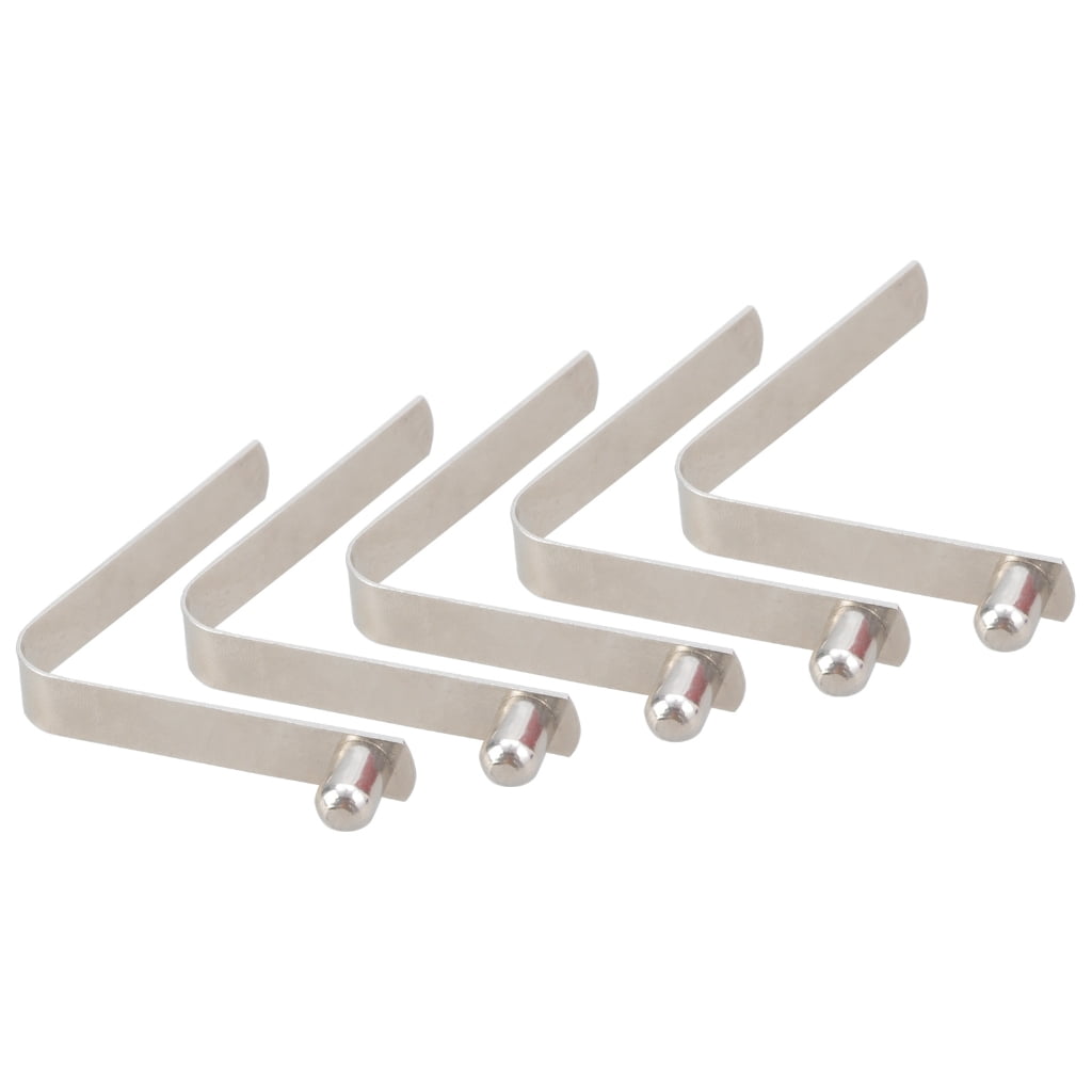 5Pcs Tent Poles Push Button Spring Clip Locking Tube Pin V Shaped ...