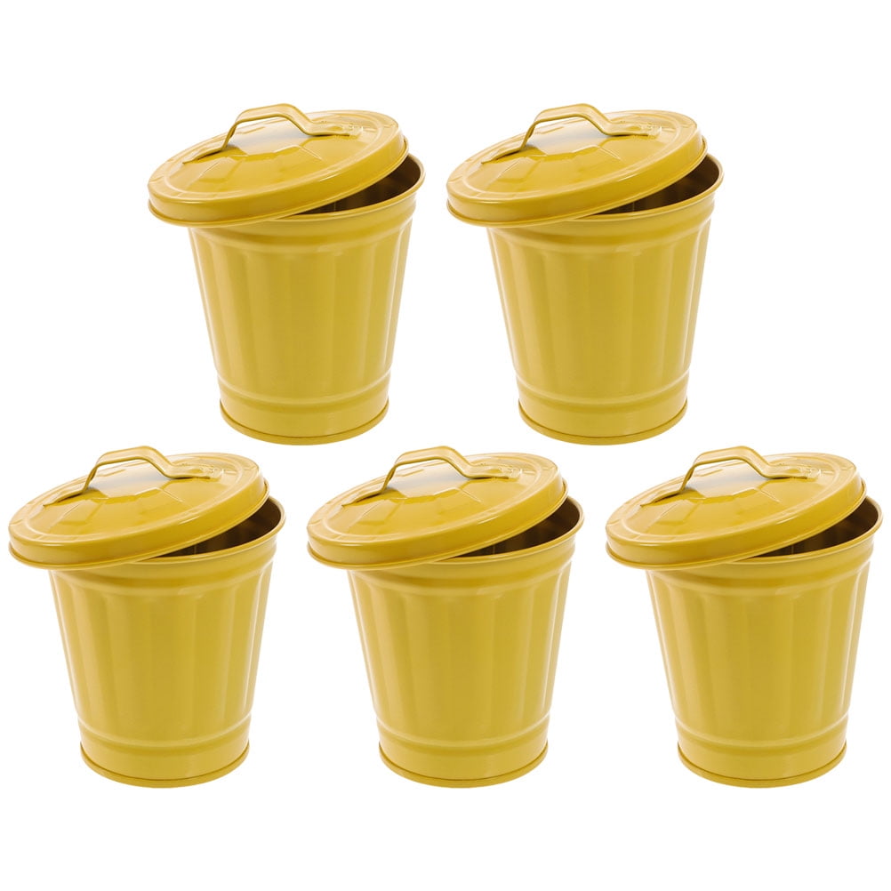 Guichaokj 5Pcs Tiny Garbage Containers Desktop Garbage Holders ...