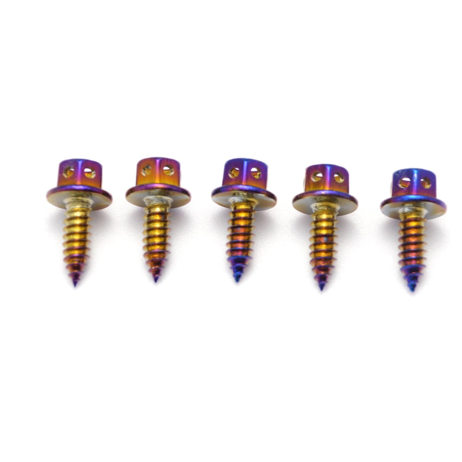 5Pcs/Titanium Color M4 M5 Motorcycle Windscreen Screws Colorful ...