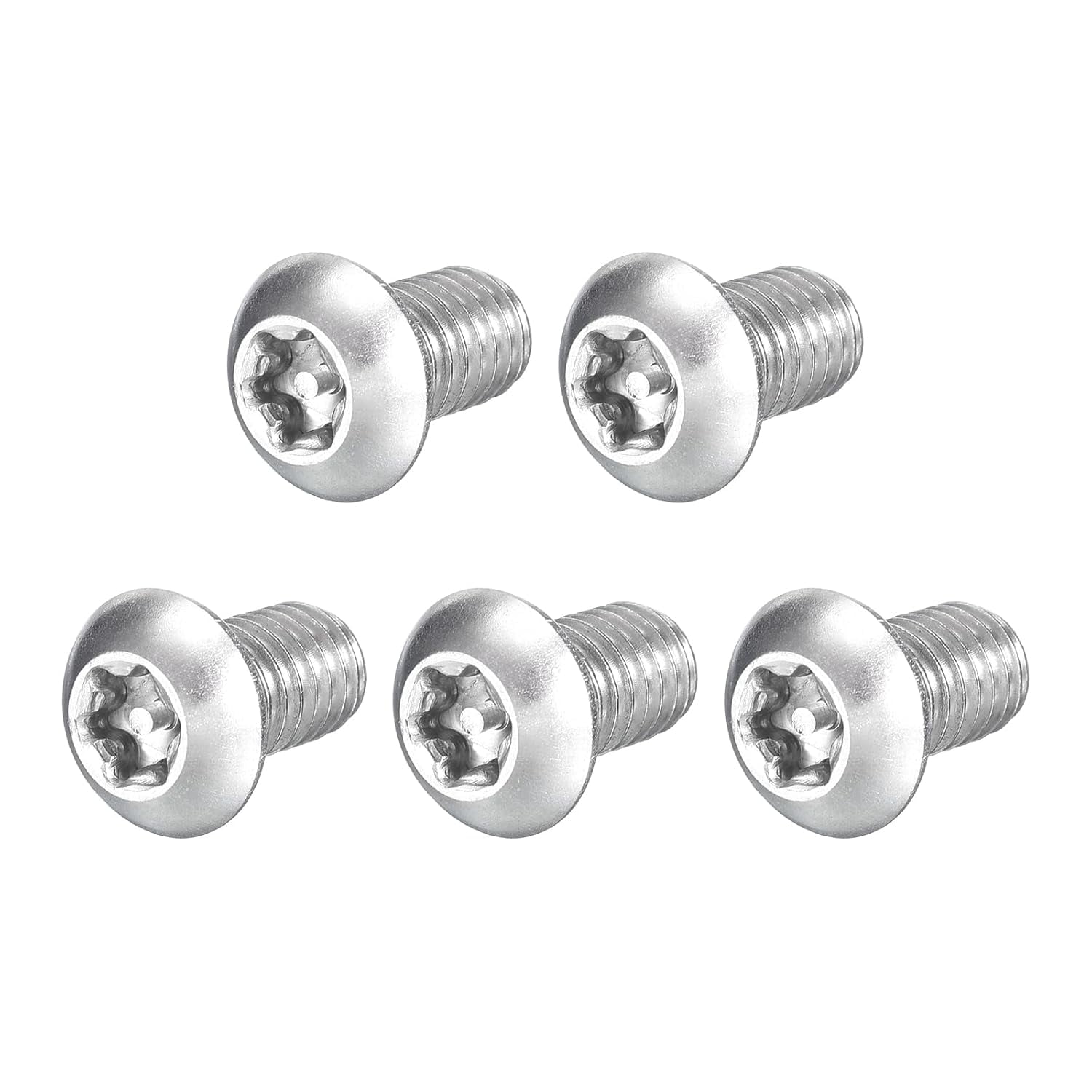 5Pcs Torx Security Machine Screws, 3/8-16 x 1/2" 304 Stainless Steel ...