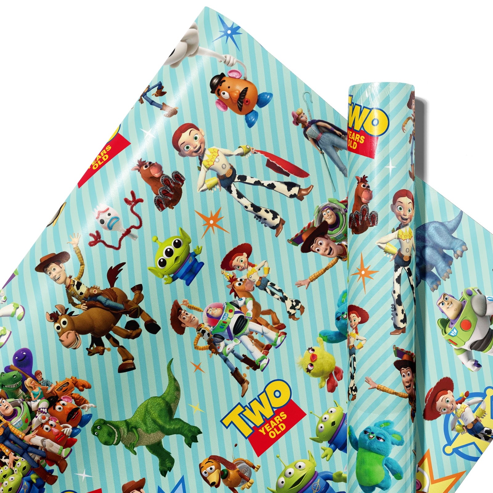 5Pcs Toy Story 2-year-old Wrapping Paper - 29.5 x 20 Inch Each, Toy ...