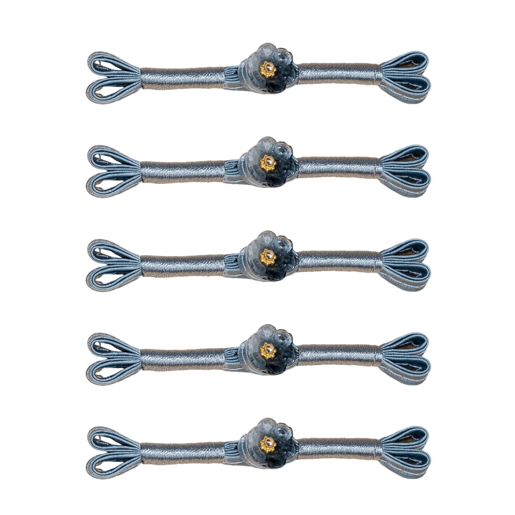 5Pcs Traditional Chinese Cheongsam Knot Button Floral Sewing Fasteners ...