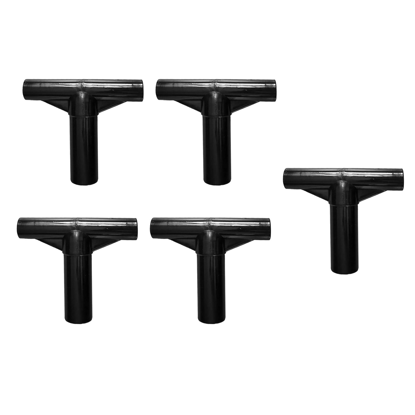 5Pcs Trampoline Enclosure Poles End Caps T Shaped Pipe Sleeve Quick ...