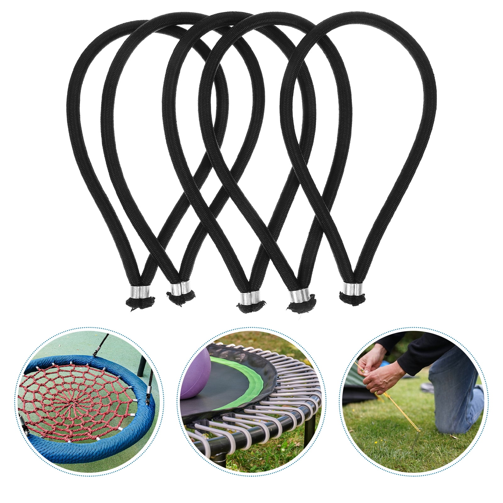 5Pcs Trampoline Replacement Bungee Cords Tent Canopy Tarps Shelter ...