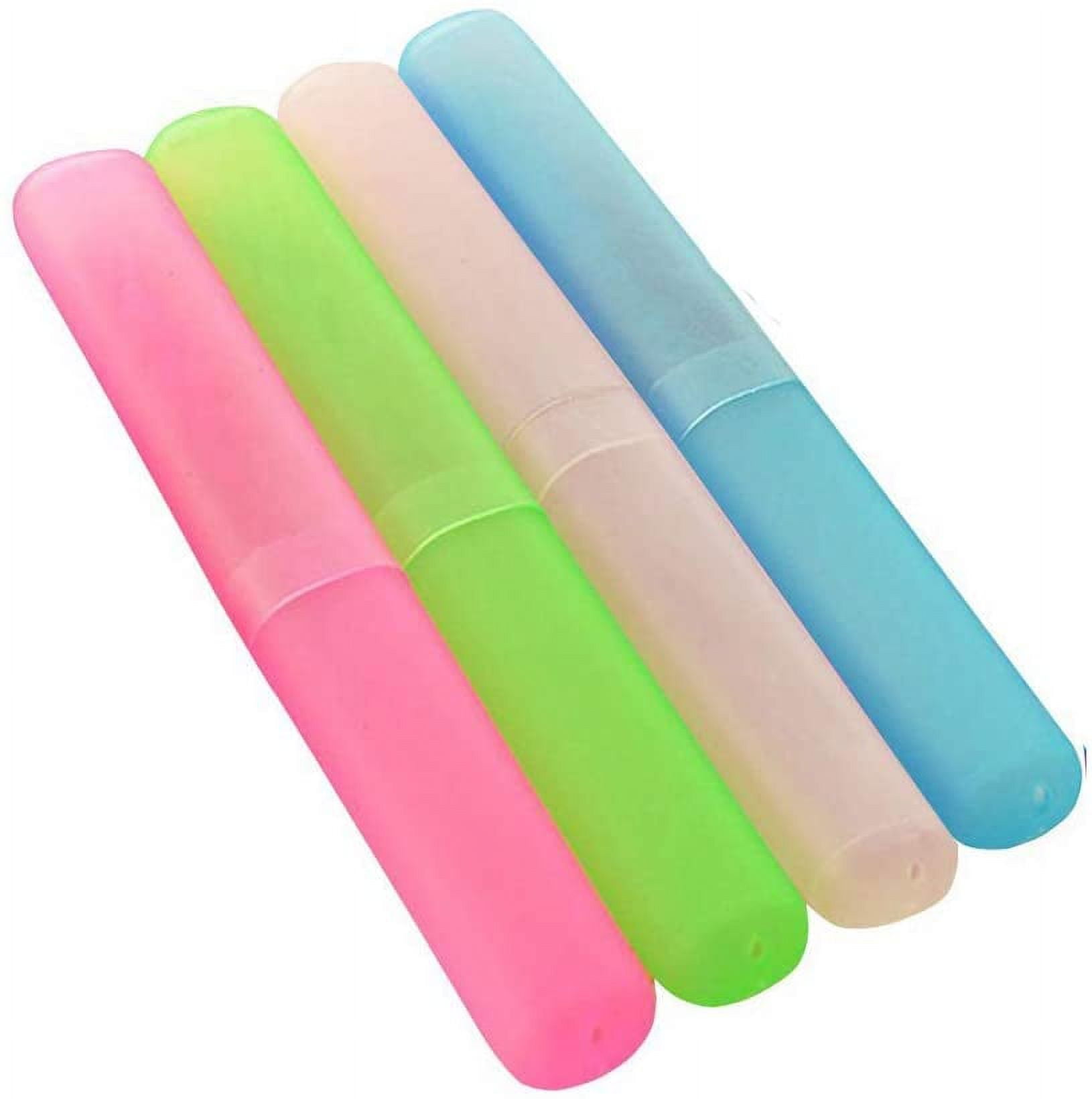5Pcs Travel Toothbrush Case Plastic Portable Dust-proof Toothbrushes ...
