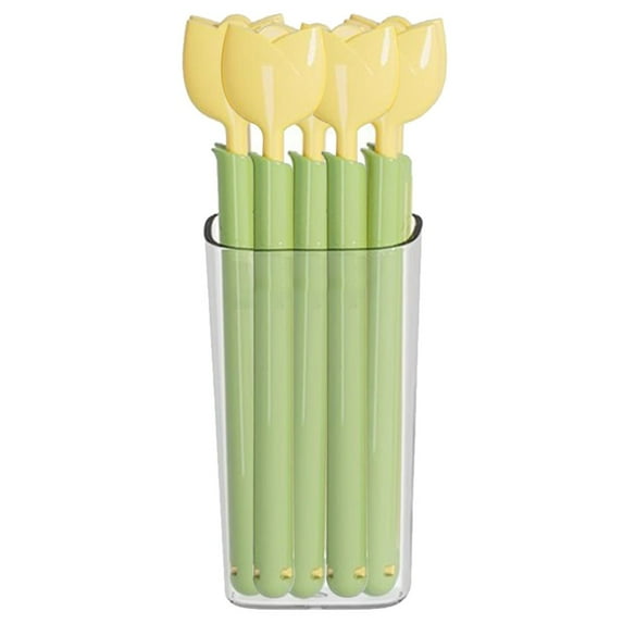 5Pcs Tulip Shaped Bag Clips Portable Food Snack Bread Sealing Clip With ...