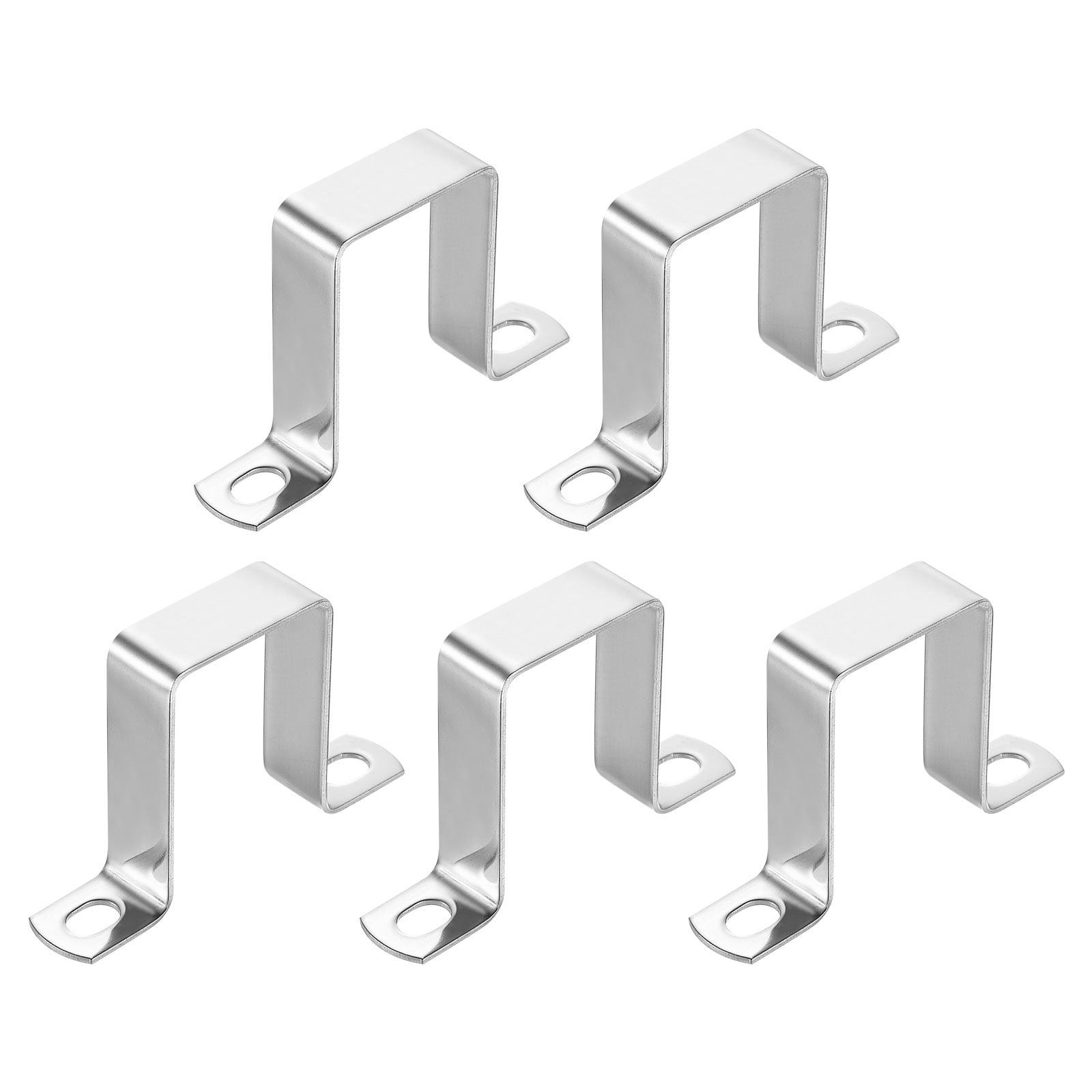 5Pcs U Shaped Connector Bracket, 40x60mm 304 Stainless Steel Pipe Strap ...