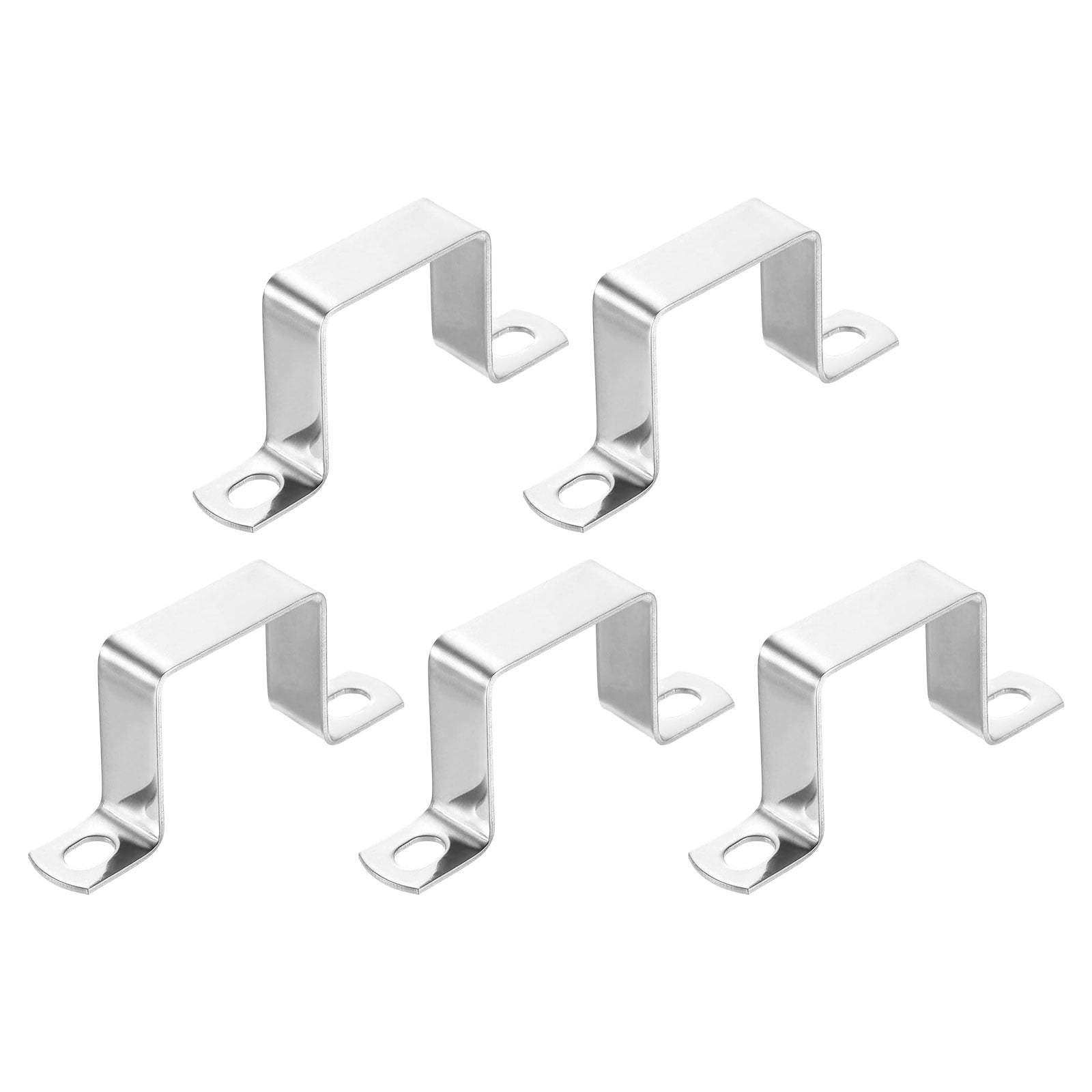 5Pcs U Shaped Connector Bracket, 45x45mm 304 Stainless Steel Pipe Strap ...