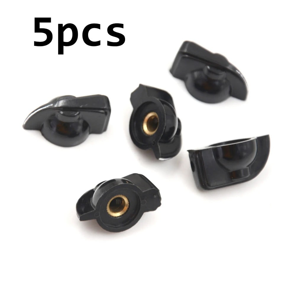 5Pcs Useful Shaft Hole Dia Bakelite Potentiometer Pot Pointer Knobs 6mm ...