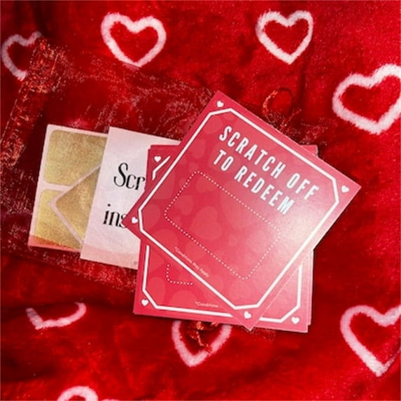 5Pcs Valentine's Day Interactive Scratch-Off Cards Couple Surprise Hidden Reward Cards Romantic ...