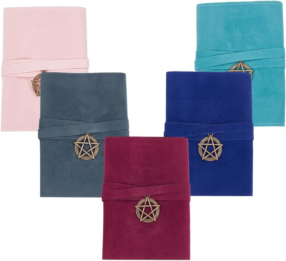 5Pcs Velvet Tarot Card Bags Set Tarot Storage Holder Bag Case Tarot ...