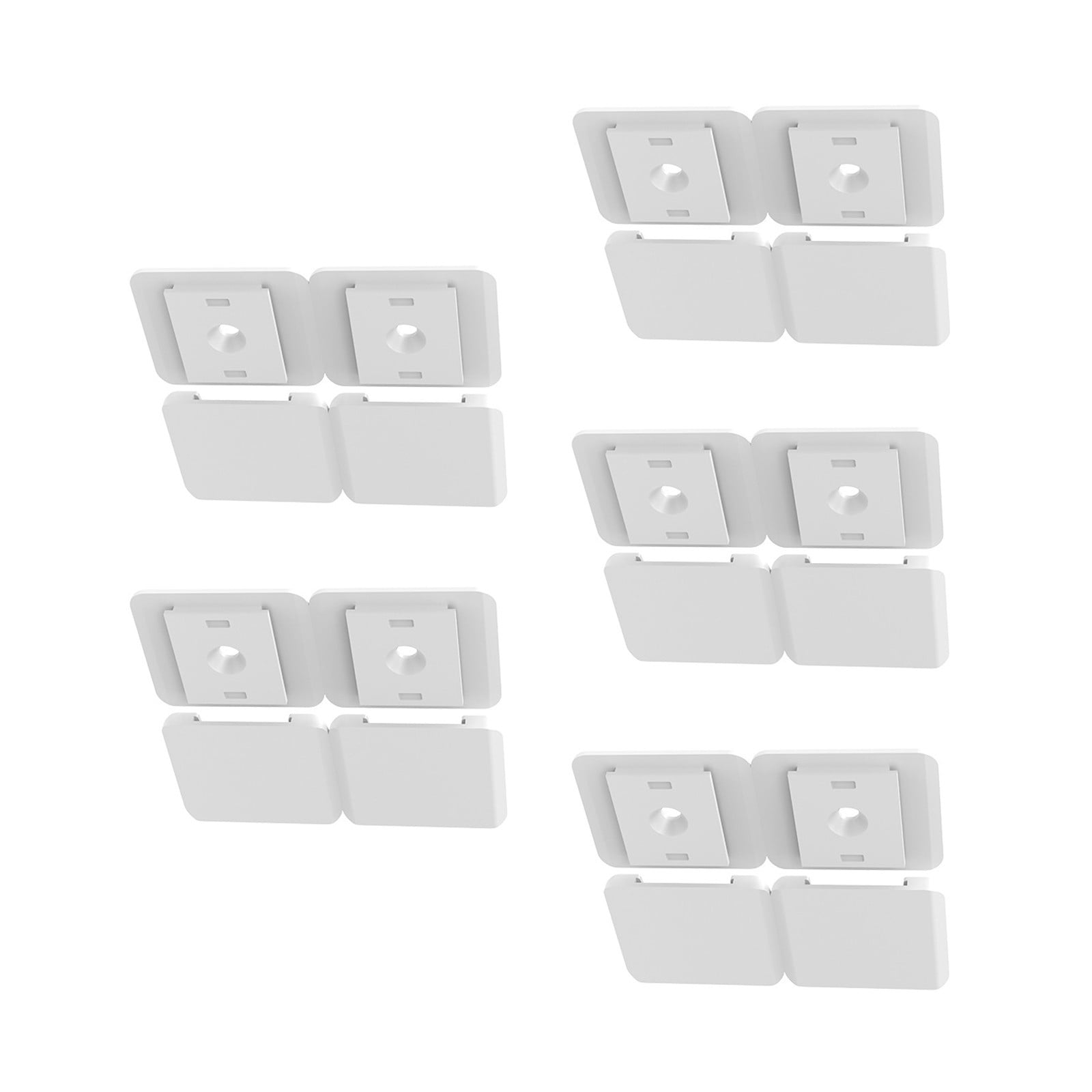 5Pcs Wall Adhesive Hook Wire Shelf Wall Mount Sticker Fixing For ...