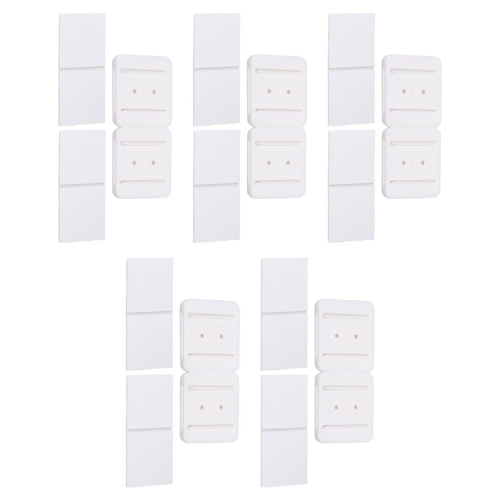 5Pcs Wall Adhesive Hook Wire Shelf Wall Mount Sticker Fixing Patch For ...