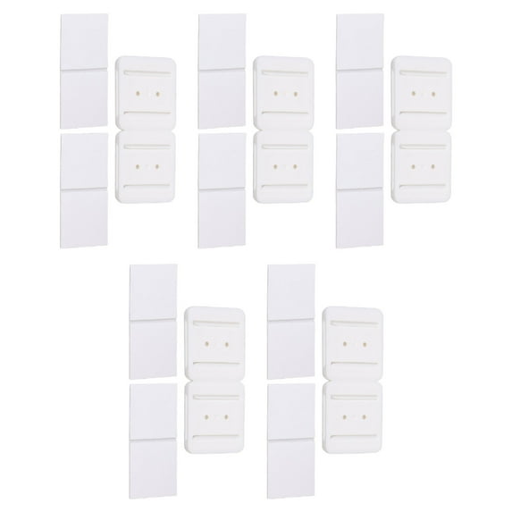 5Pcs Wall Adhesive Hook Wire Shelf Wall Mount Sticker Fixing Patch For ...