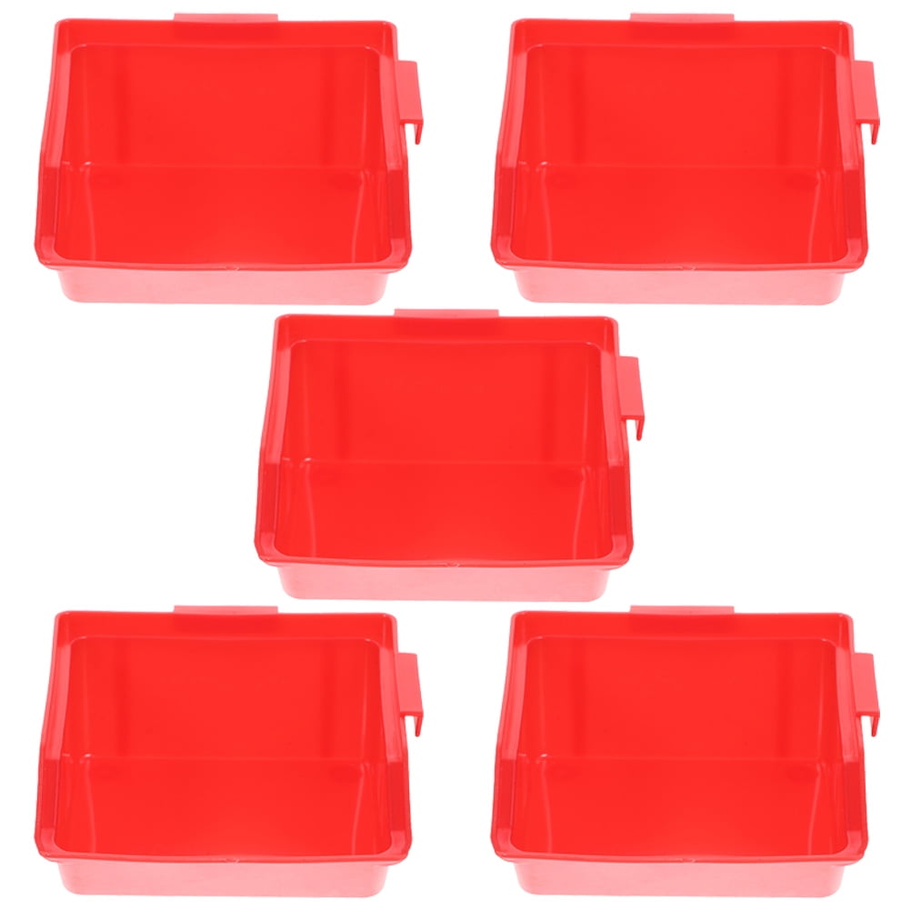 5Pcs Warehouse Storage Racks Components Stackable Parts Storage Bins ...