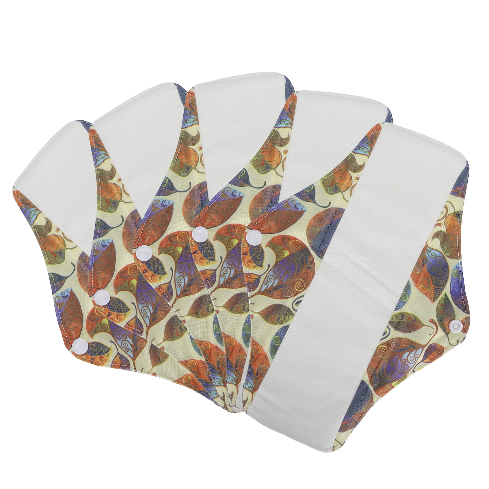 5Pcs Washable Menstrual Pads Breathable Pure Cotton Resuable Sanitary ...