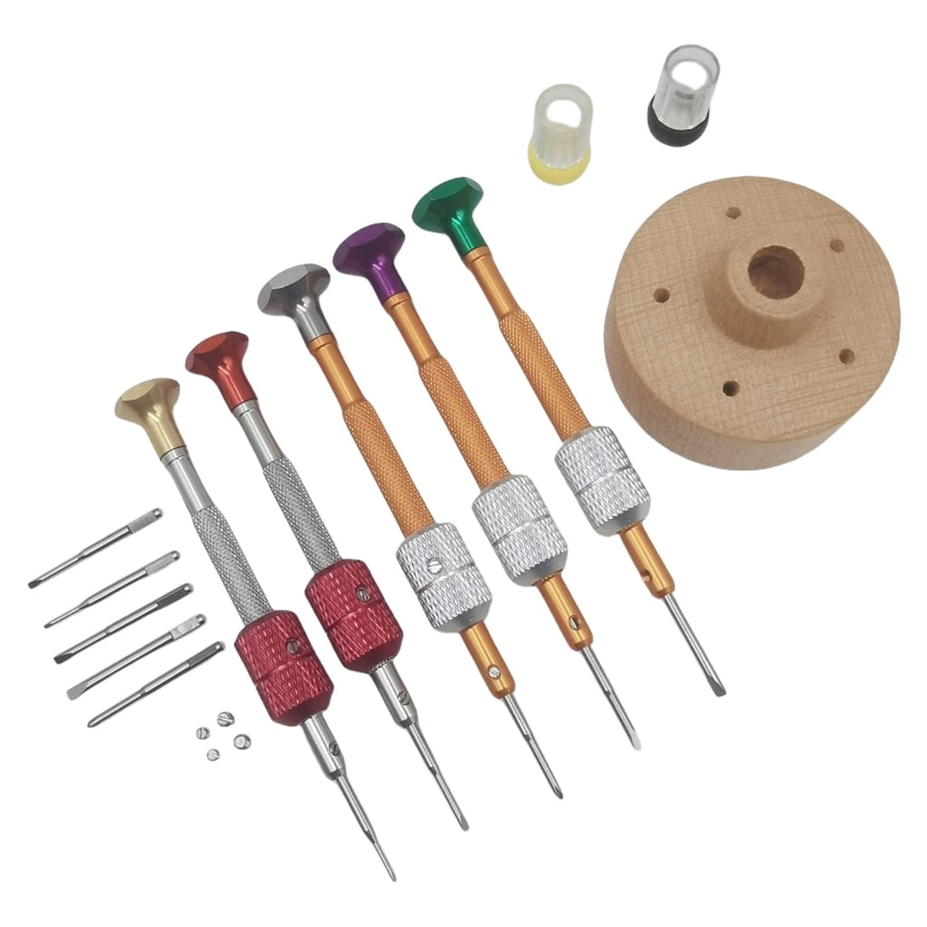 5Pcs Watch Screwdriver Set Different Sizes Replacement Watchmaker ...