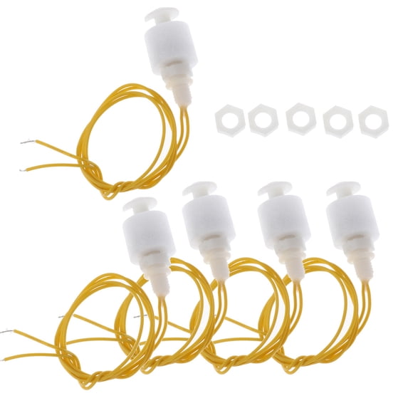 5Pcs Water Level Sensor Vertical Float Switches Flow Measuring ...