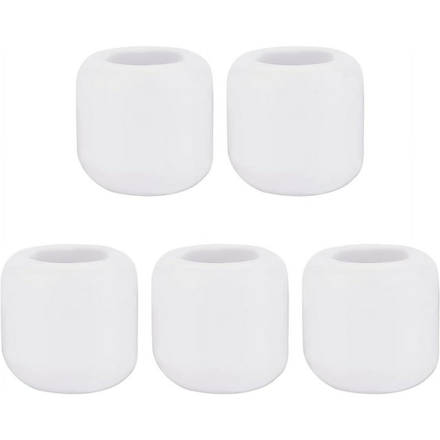 5Pcs White Porcelain Candle Holder Mini Ritual Candles Holder Cup ...