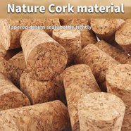 "Juvale 20 Pack Large Tapered Wine Corks for Crafts, DIY Stoppers, 1.34 ...