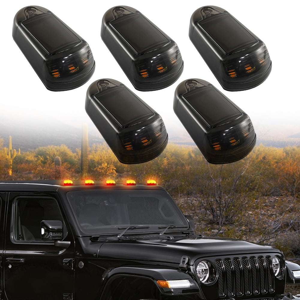 5Pcs Wireless Solar Powered Cab Lights For Truck, Solar Cab Lights ...