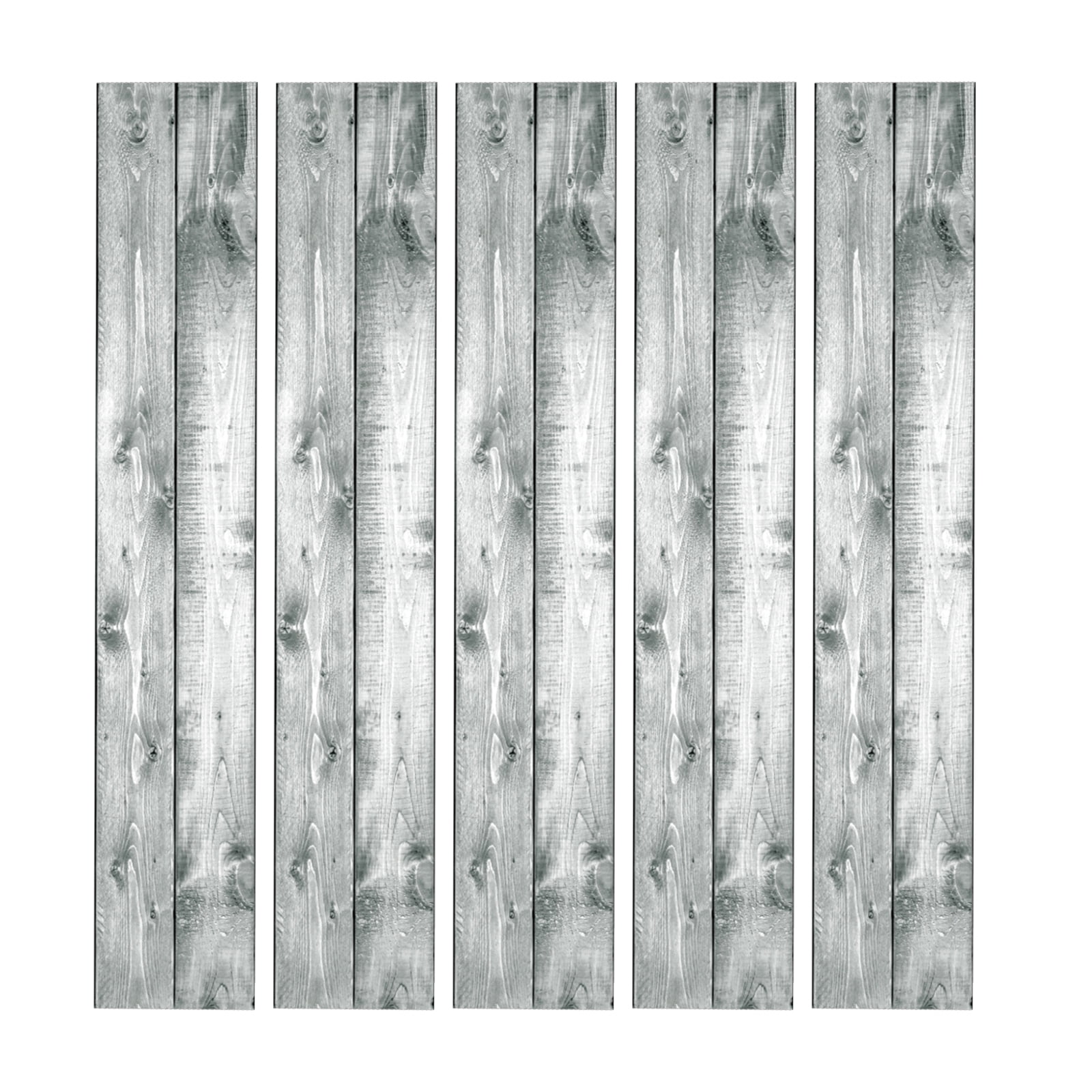 5Pcs Wood Grain Floor Stickers Rectangular Tile Stickers Stick Ground ...