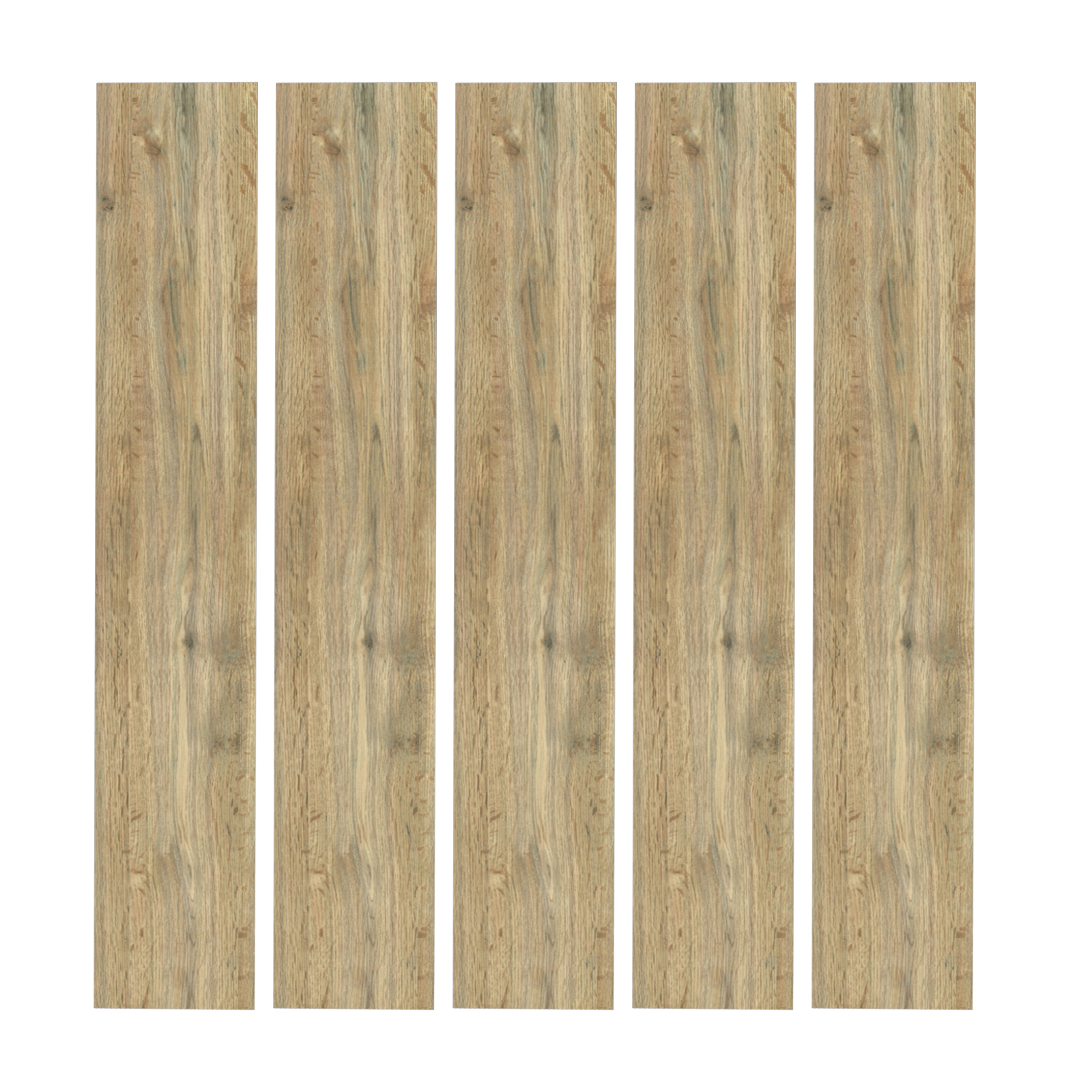 5Pcs Wood Grain Floor Stickers Rectangular Tile Stickers Stick Ground ...