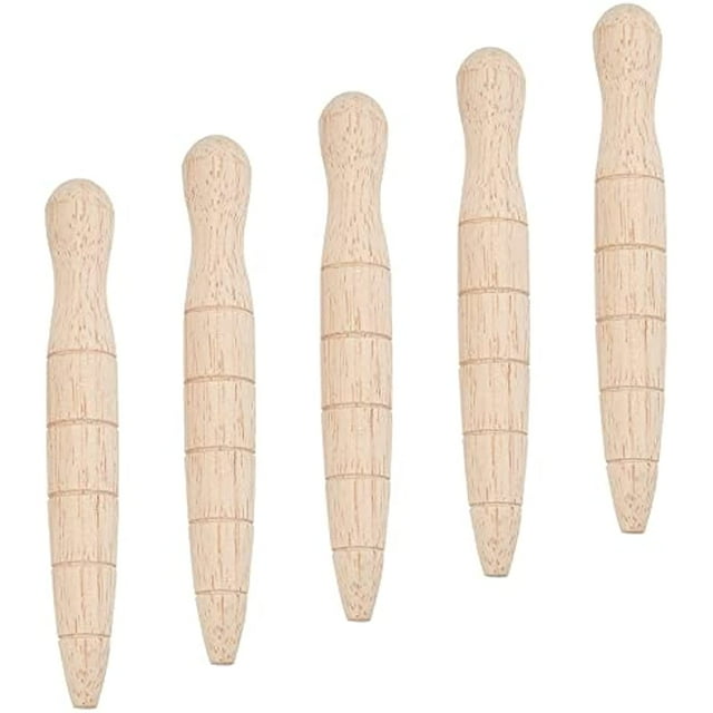 5Pcs Wooden Plant Dibber Wood Garden Dibber seedsDibbler Dibber Bulb ...