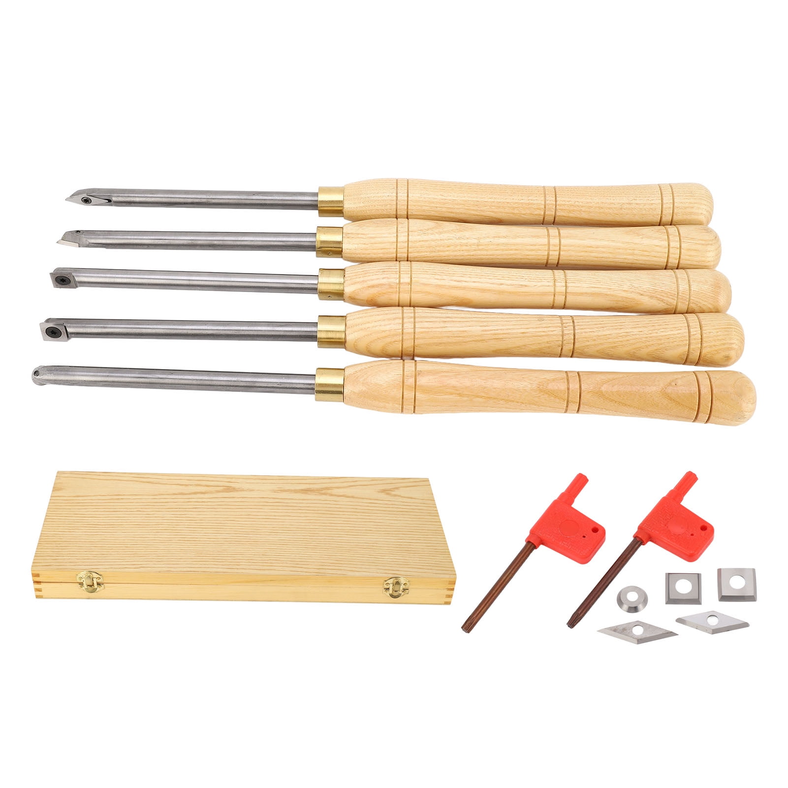 5Pcs Woodworking Lathe Handheld Turning Tool Disassembled Woodworking ...