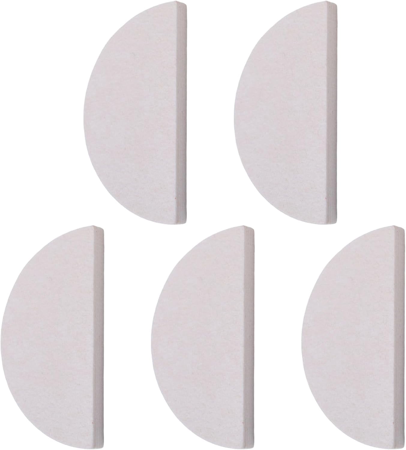 5Pcs Wool Felt Squeegee Window Tint Tools 4.9 Inch Half Moon Squeegee ...