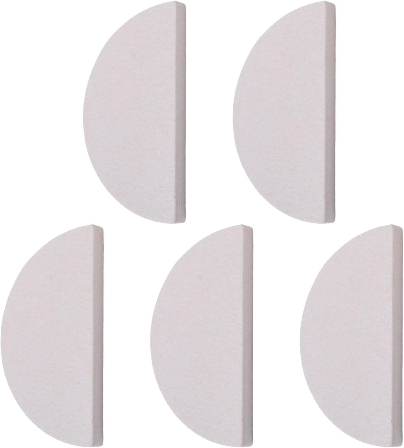 5Pcs Wool Felt Squeegee Window Tint Tools 4.9 Inch Half Moon Squeegee ...