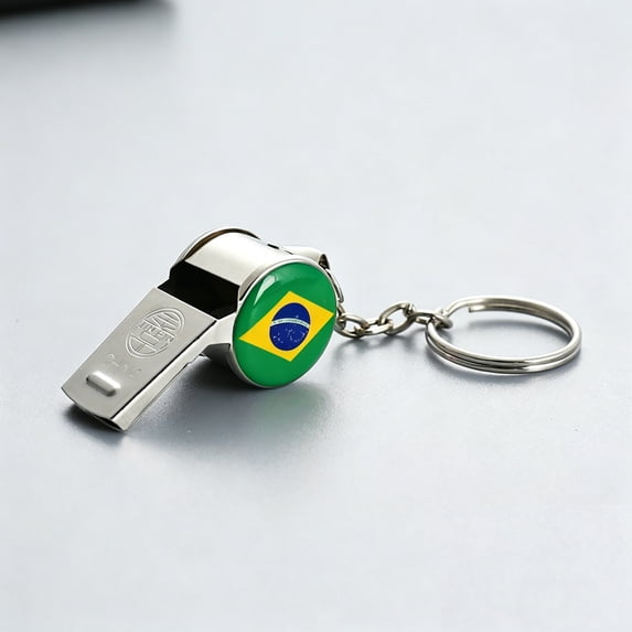 5Pcs World Soccer Whistle, Whistle for Fans, Stainless Steel Whistles ...