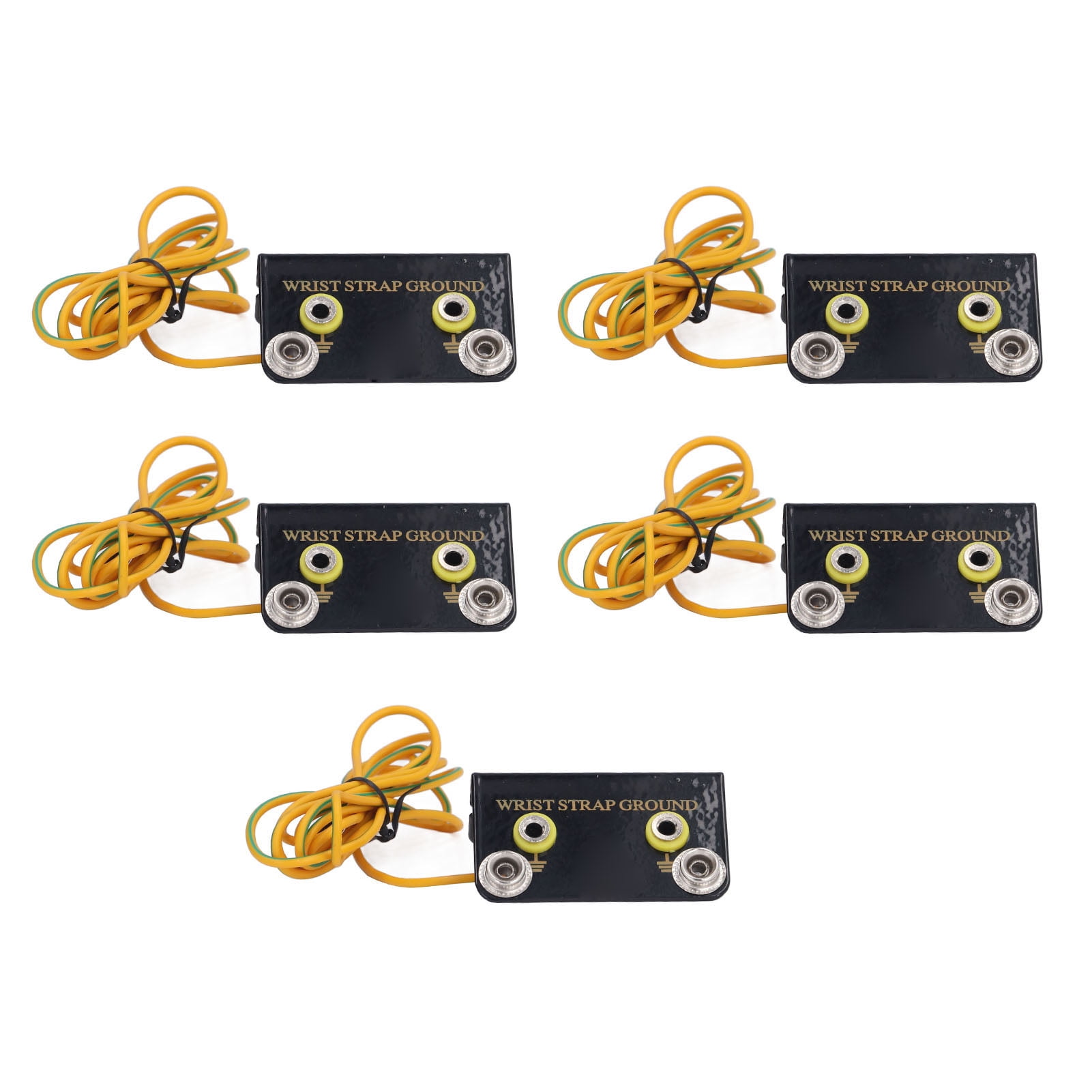 5Pcs Wrist Strap Ground Socket Connector ESD Grounding System L Shaped ...