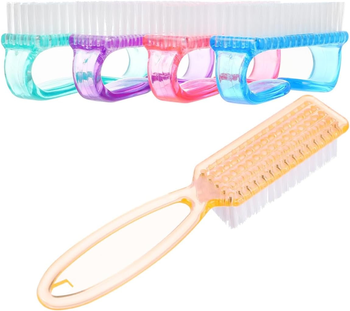 5Pcs clothing nail brush handle clean Fingernail Cleaning Brushes Nail ...