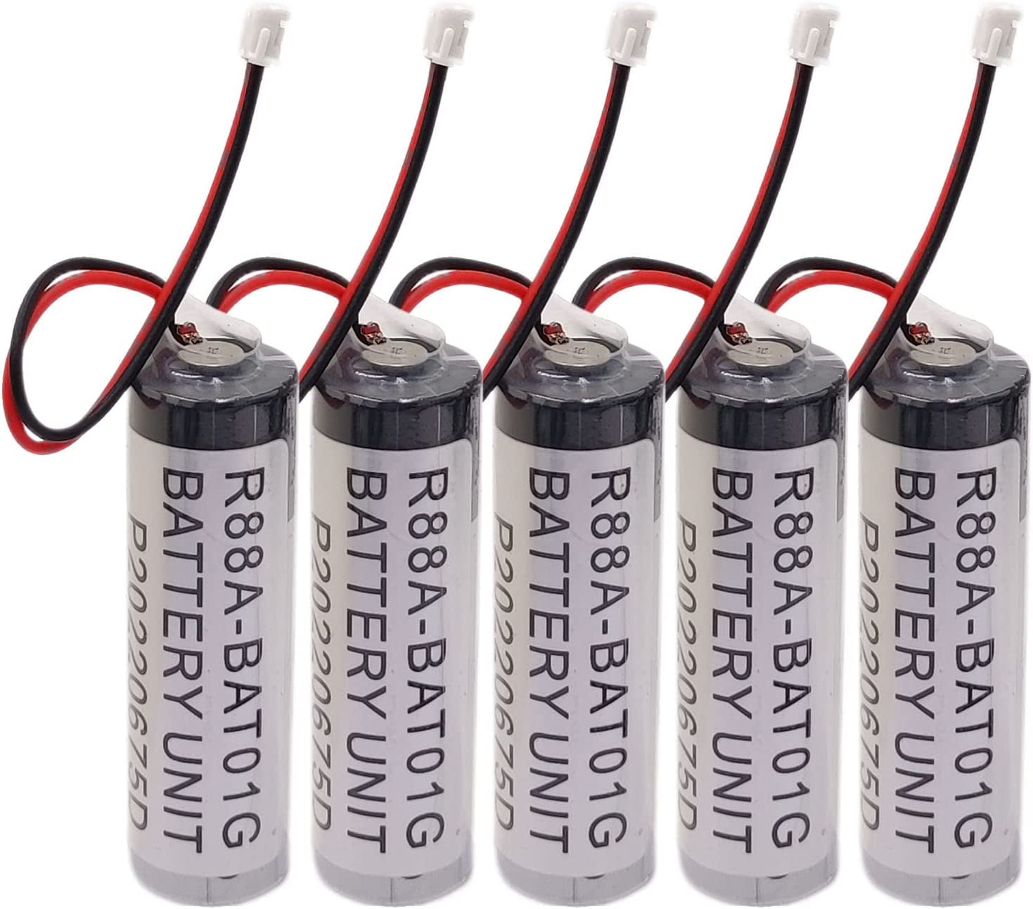 5Pcs er6v R88A-BAT01G battery 3.6V 2000mAh For Omron PLC backup battery ...