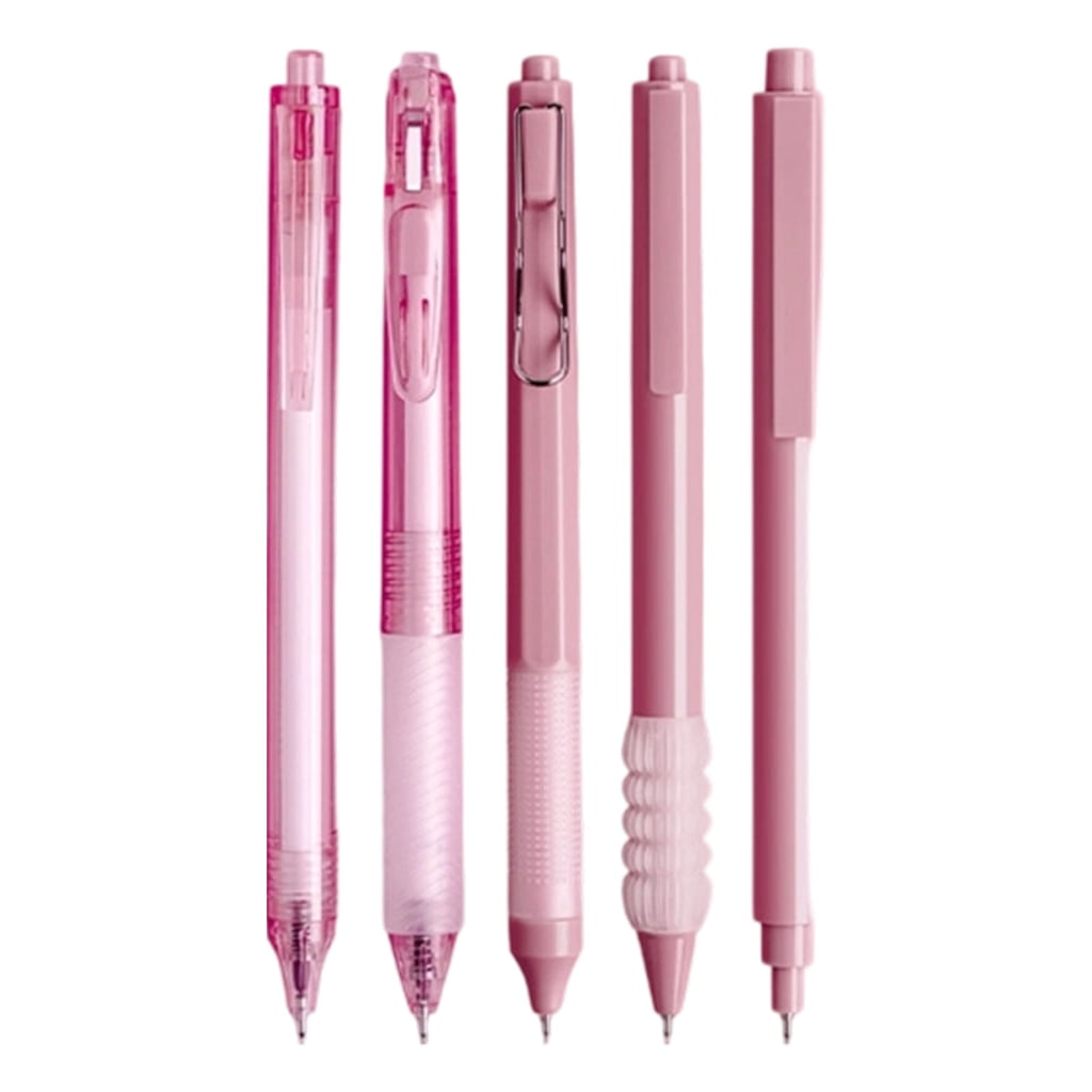 5Pcs/set Gels Pen Quick-Drying Inks 0.5mm Fine Point Roller Ball Pen ...