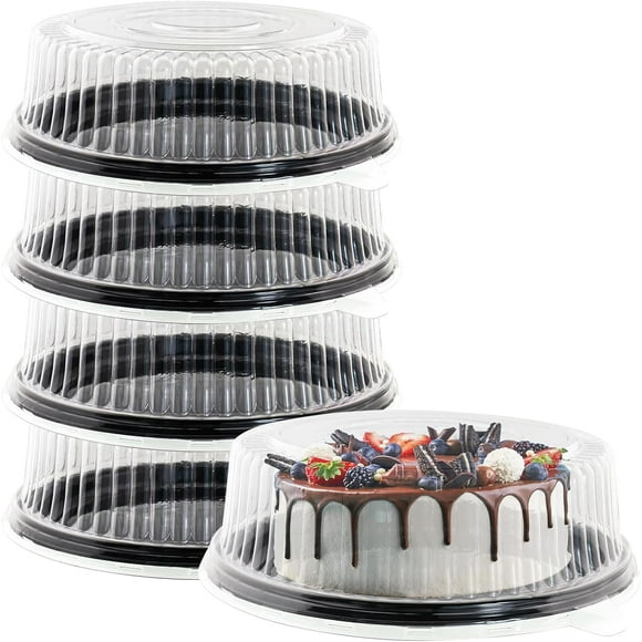 Disposable Plastic Bundt Cake Containers