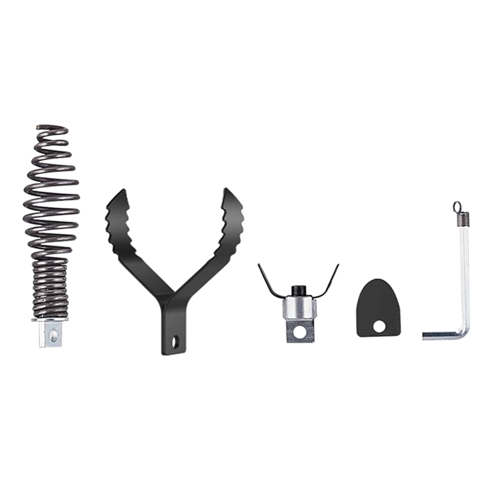 5Piece Pipe Cleaner Attachment Drain Snakes Drill Attachment Set With ...