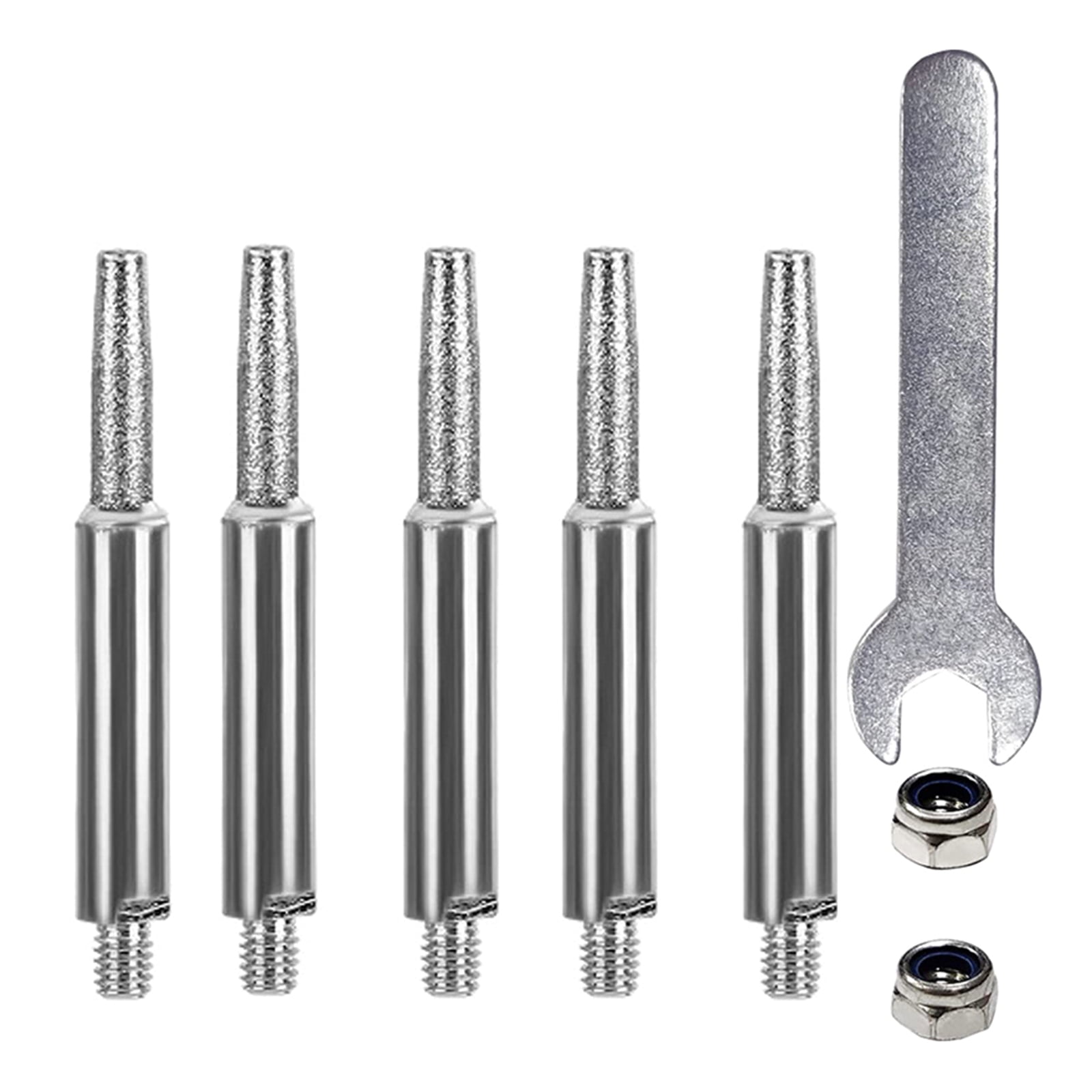 5Pieces High Hardness Chainsaw Sharpening Stone Grinding Heads Strong ...