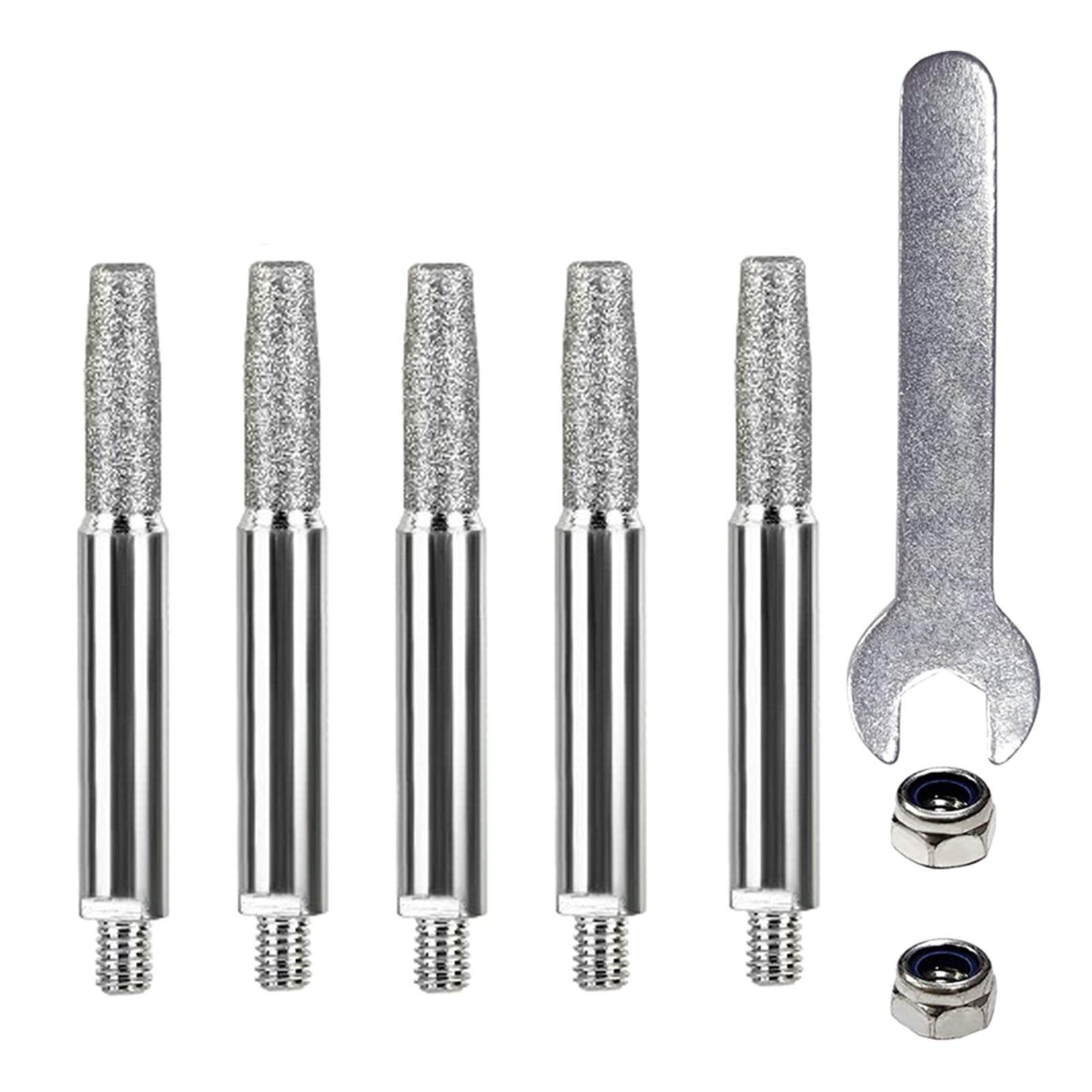 5Pieces High Hardness Chainsaw Sharpening Stone Grinding Heads Strong ...
