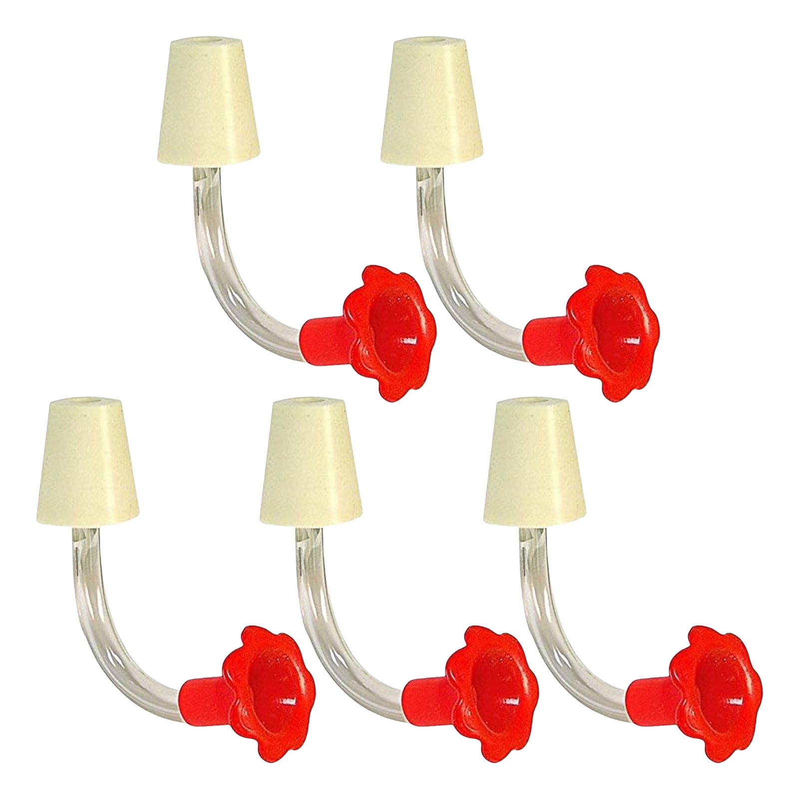 5Pieces Hummingbird Feeder Tubes Replacement Flower Tube For Creating ...