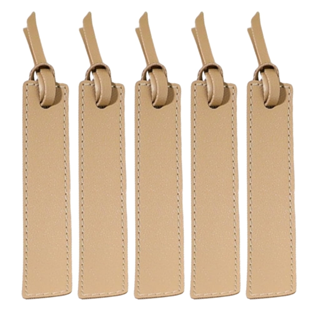 5Pieces Leather Bookmarks with Traditional Tassels Vintage Leather ...