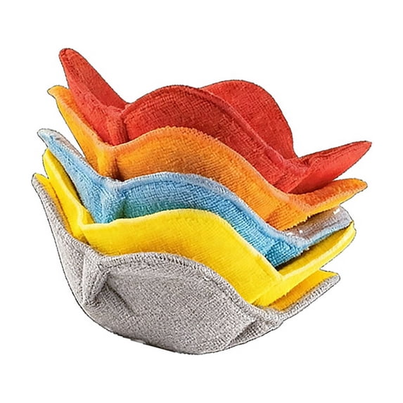 5Pieces Microwave Safe Bowl Wrap and Mats Bowl Cover Protects Tables ...