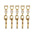 5Pieces/set Crystal for Rhinestones Closures Extender Chains Connectors ...