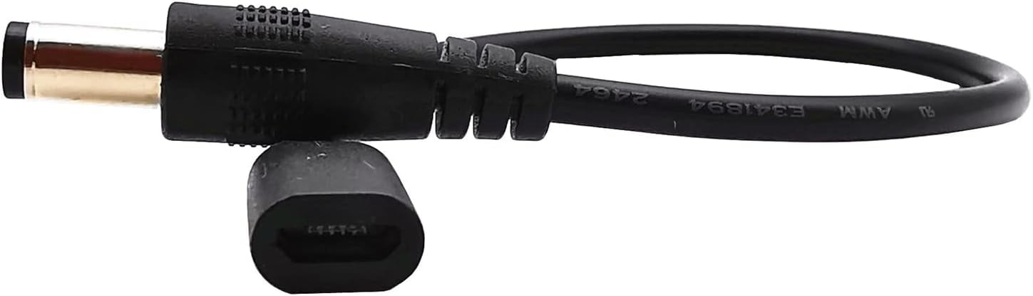 5Pin Micro USB Female 5V 5.5x2.5mm Male Adapter Connector Cable 22AWG ...