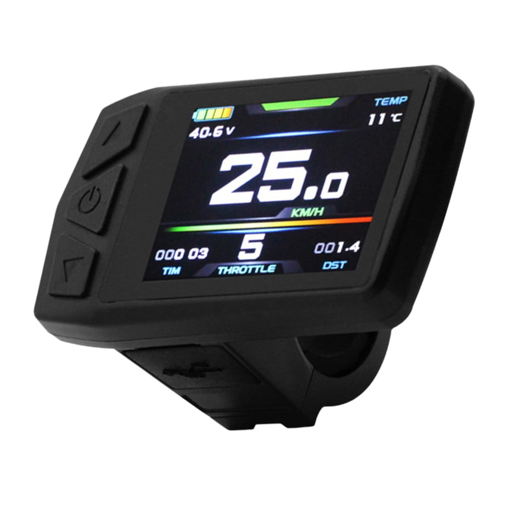 5Pin Waterpoof-Electric Bike Ebike Display For Kt Tf01 Lcd Color Meter ...